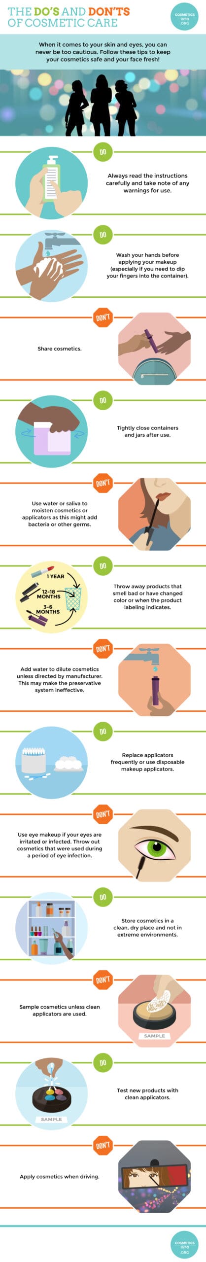 The Do's and Dont's of Cosmetic Care - Cosmetics Info